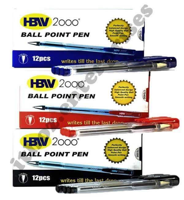 HBW 2000 Ball Point Pen (12pcs/Box) | Lazada PH