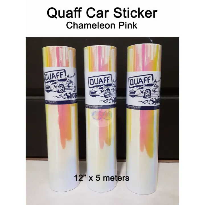 Quaff Car Sticker Chameleon Pink 12" | Lazada PH