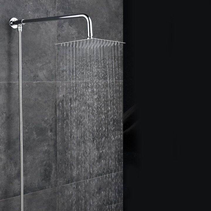PETIYOUZA Shower Atap Kamar Mandi persegi pancuran air hujan kepala ...