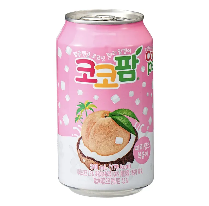 [Original] 코코팜피치핑크복숭아 HAITAI Cocopalm Pink Peach (เครื่องดื่มรสพีชผสม ...
