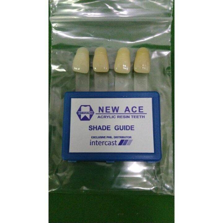 New ace shade guide 4 colorS8r | Lazada PH