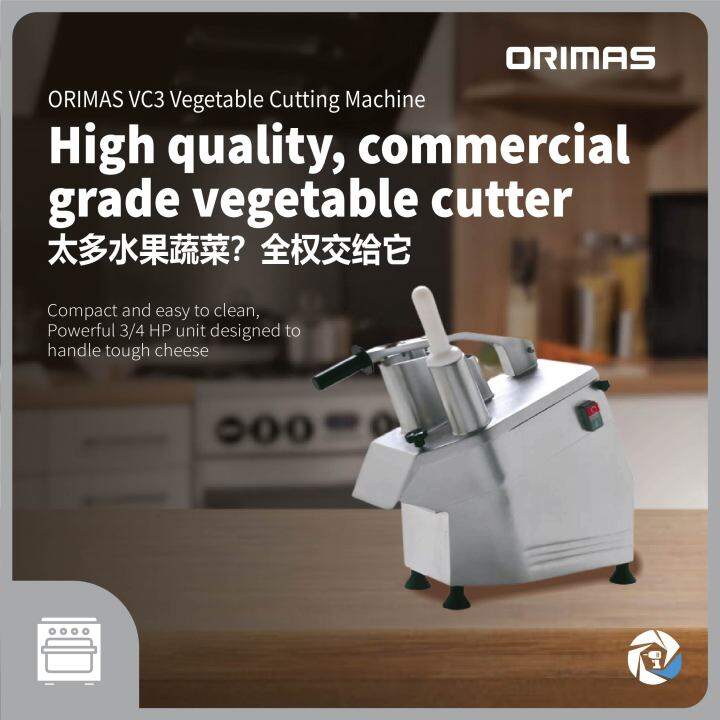 ORIMAS VC3 Vegetable Cutting Machine (Commercial) 550w 5 Blades | Lazada