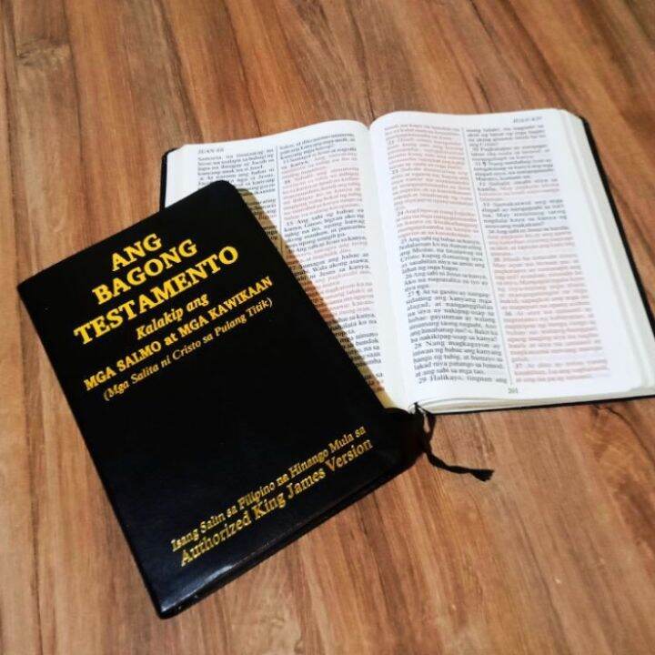 KJV TAGALOG GIANT PRINT HOLY BIBLE Filipino Book Leatherbound New ...