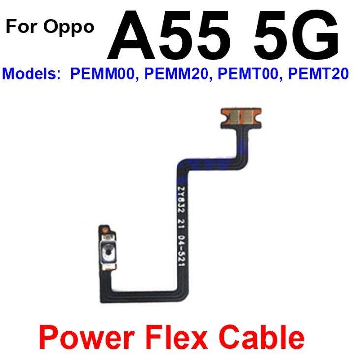 Power Volume Flex Cable For OPPO A52 A53 A54 A55 A55S 4G 5G On OFF ...