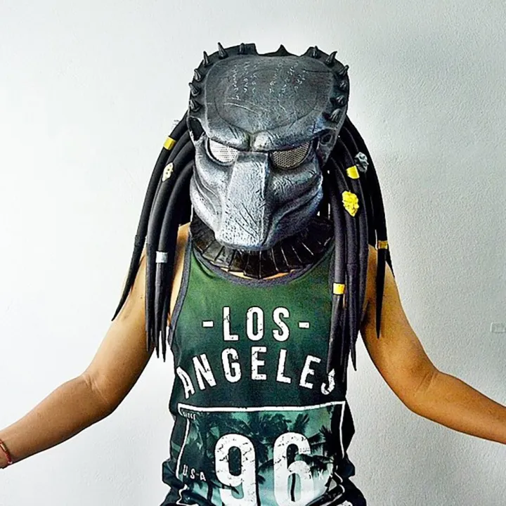 Alien Vs. Predator Cosplay Predator Full Face Actical Mask Ghost Face ...