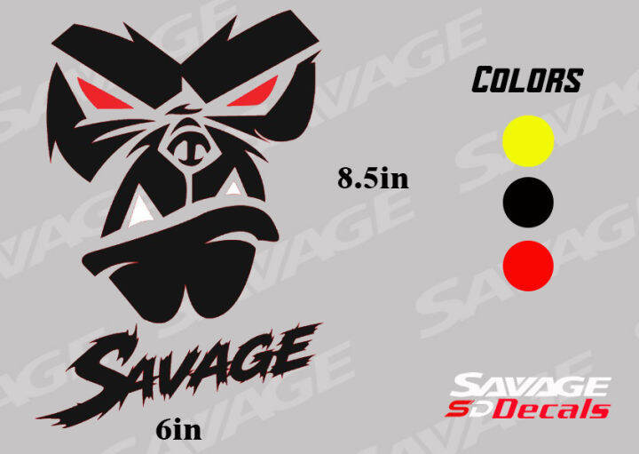 Angry Monkey Savage Sticker | Lazada PH