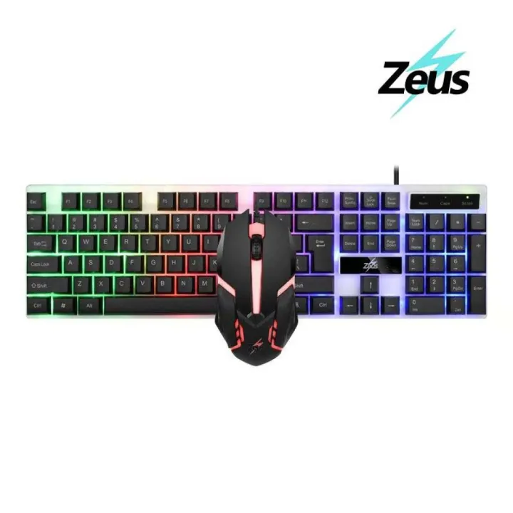 【SW】Zeus K001 Gaming Keyboard And Mouse Bundle 108 Keys Amazing ...