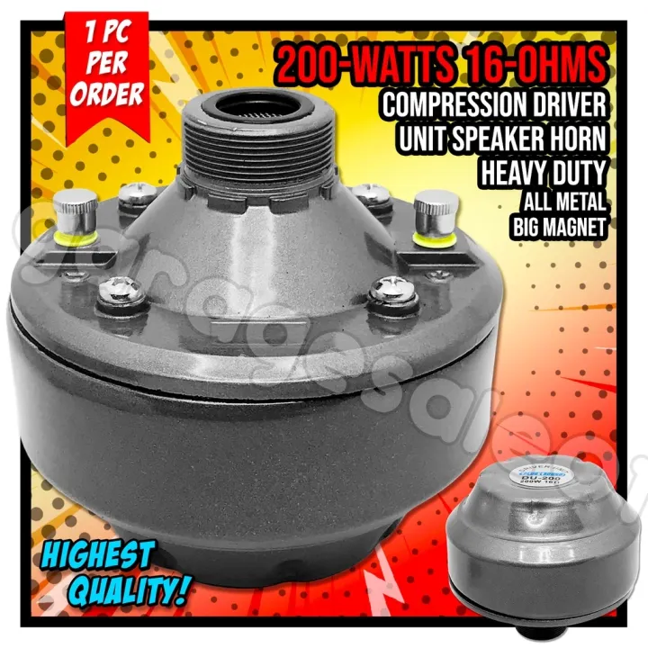Driver Unit DU-200 200W Driver Unit DU200 DU 200 Compression | Lazada PH