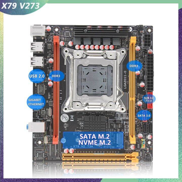 MACHINIST X79 LGA 2011เมนบอร์ดสนับสนุน DDR3 ECC Ram หน่วยความจำ Intel ...