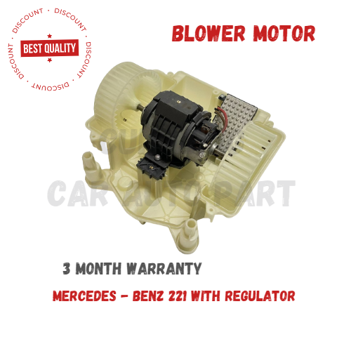 3 MONTH WARRANTY MERCEDES - BENZ 221 WITH REGULATOR AIRCOND BLOWER ...