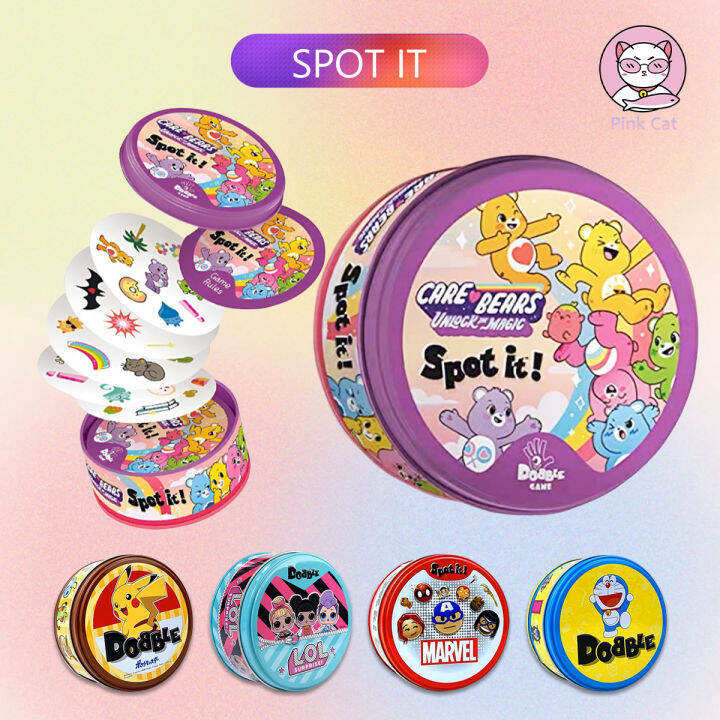 Dobble Card Game Spot It Potte แคร์แบร spot it game ของแท้ แคร์แบร์ถูกๆ ...