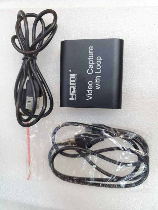 HDMI Video Capture Loop Adapter Black (HDMI Female Input/HDMI Female ...