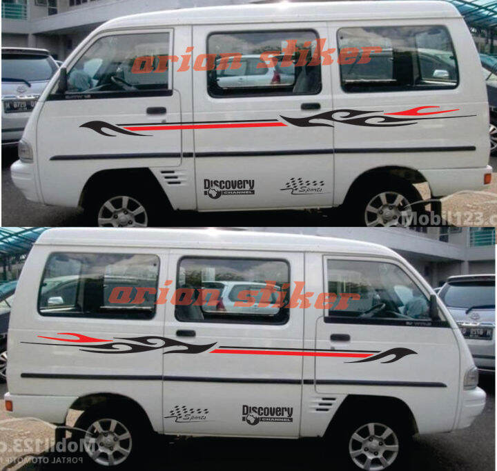 Cutting Stiker Mobil Carry Futura Stiker Tribal Discoery Striping ...