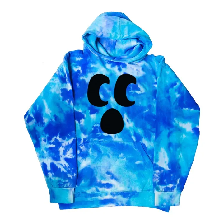 Craftee Face Tie Dye Hoodie Unisex แขนยาวผู้หญิงผู้ชาย Hooded ...