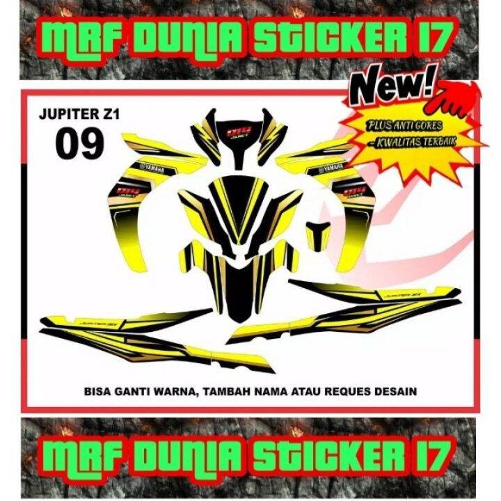 Sticker Decal Jupiter Z1 Full Body Striping Jupiter Z1 Sticker Jupiter ...