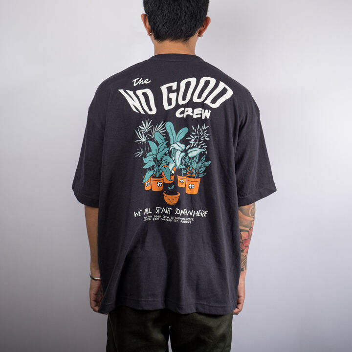 TNGC Double Pocket "Wass" Box Fit Black T-shirt from The No Good Crew ...