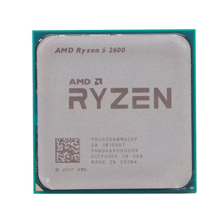 AMD second generation ryzen 5 2600 6 core processor Desktop PC chip CPU ...