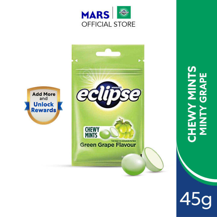 Eclipse Chewy Mints Green Grape Bag 45g Chewy Candy / Fruity | Lazada