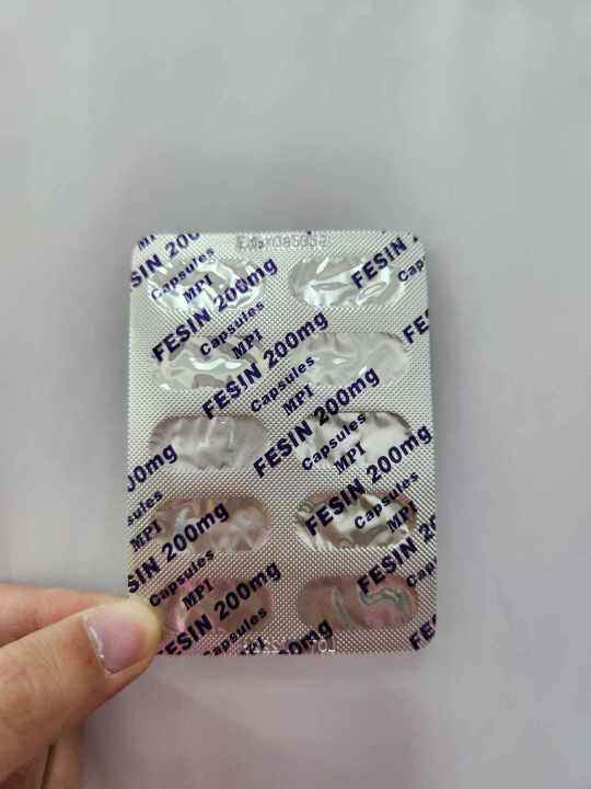 FESIN CAPSULES 200MG 10'S/STP | Lazada