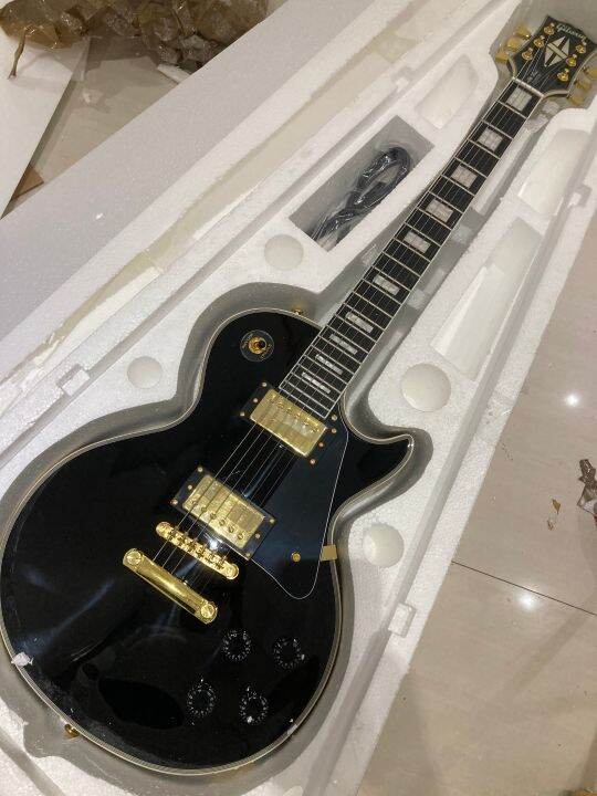 New Lp Black Standard Star Custom Guitar Metal Electric Guitar Pickup ...