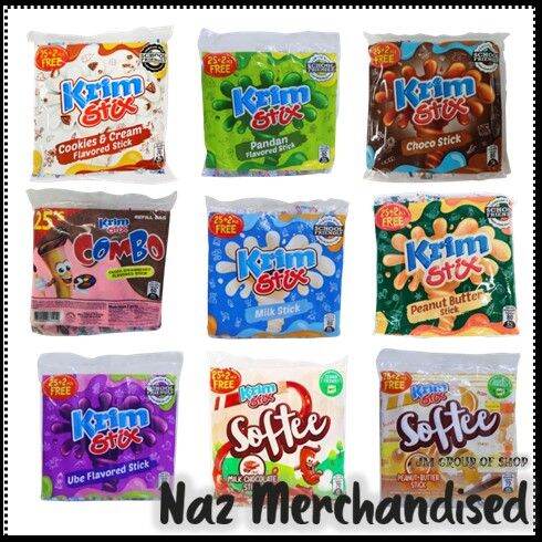 JM FG-0140 | JM Foods | Krim Stix [SOFTEE] 25+2 X 5.2g | Chocostix ...