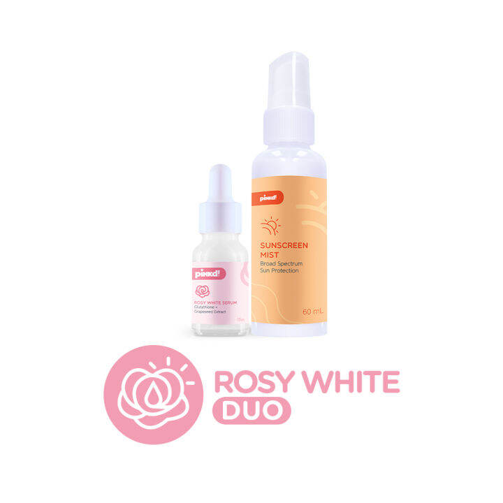 Pinkd! Rosy White Duo with Rosy White Serum + Sunscreen Mist | Lazada PH