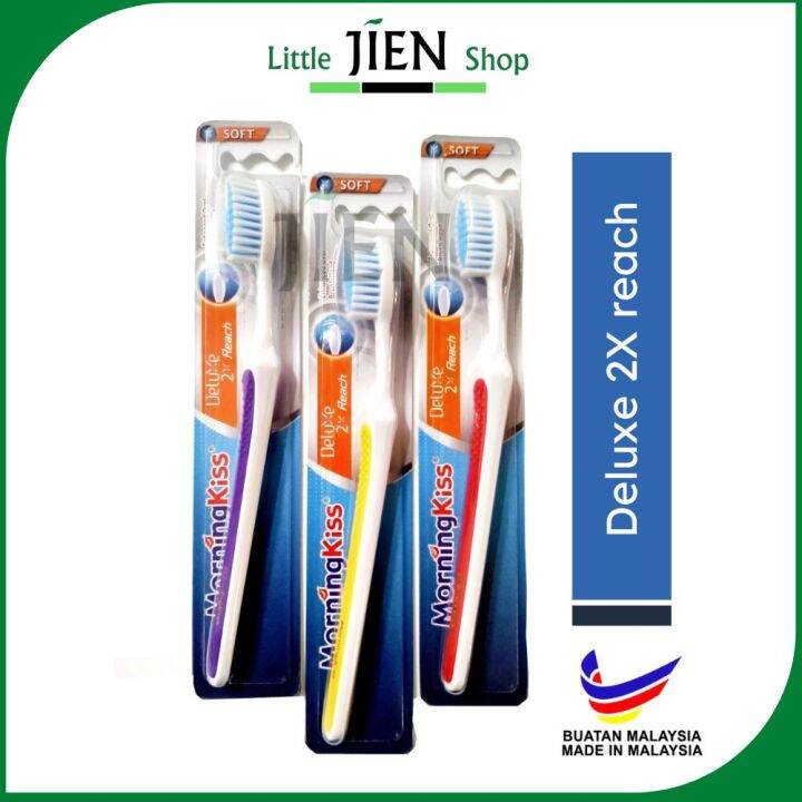 MorningKiss EZ Deluxe Toothbrush (Soft) , Made in Malaysia | Lazada