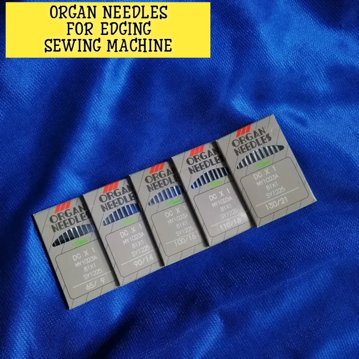 NEEDLES/ORGAN NEEDLES DCX1 #7, 8, 9, 11, 14, 16, 18, 21 FOR EDGING SEWING MACHINE | Lazada PH