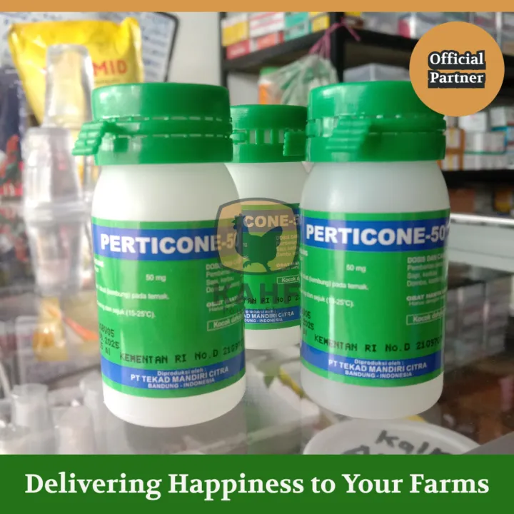 [KAHF PS] Perticone Permethyl 5 persen 25 ml - Obat Kembung Sapi ...