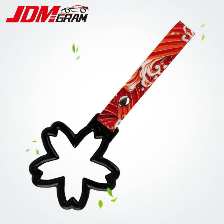 JDM Sakura Car Hanging Pendant JDM Tsurikawa Ring Universal Rear Bumper ...