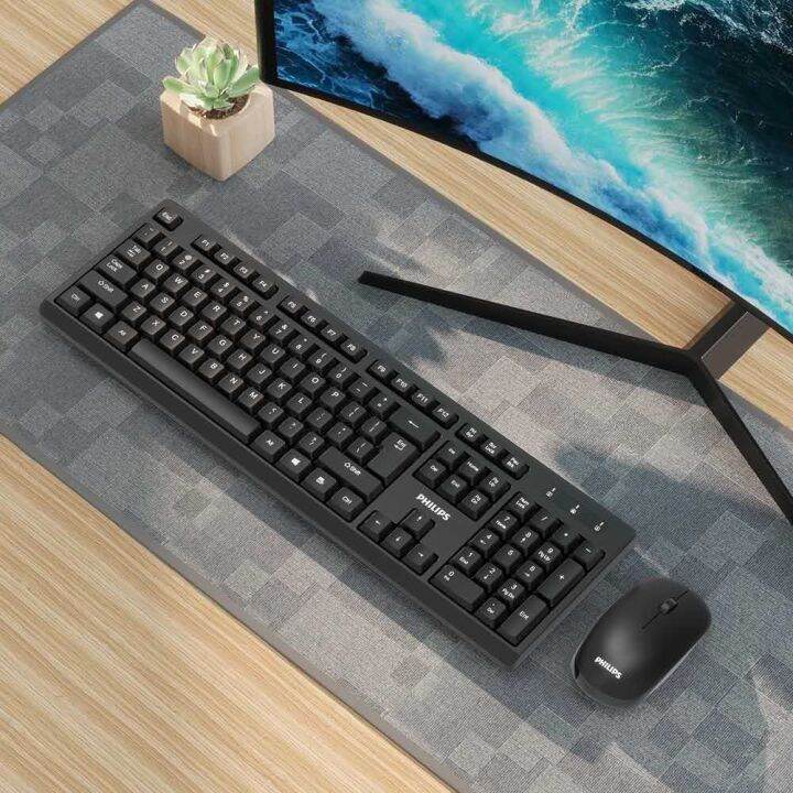 PHILIPS Wireless keyboard and Mouse Combo set For PC Computer Laptop ...