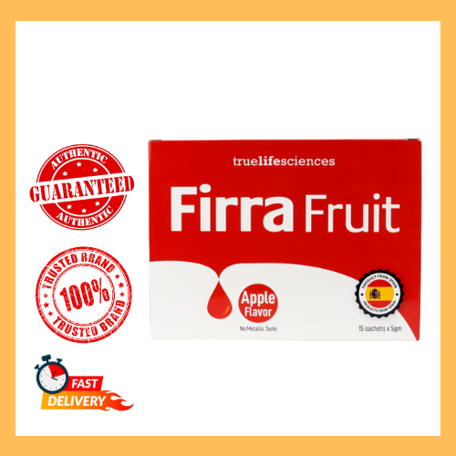 Firra Fruit (Apple Flavor) maintain healthy iron level drink(15 sachets ...