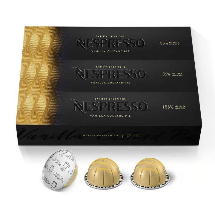 NESPRESSO Vertuo BARISTA CREATIONS Sweet Vanilla Coffee Capsule เนสเพรส ...