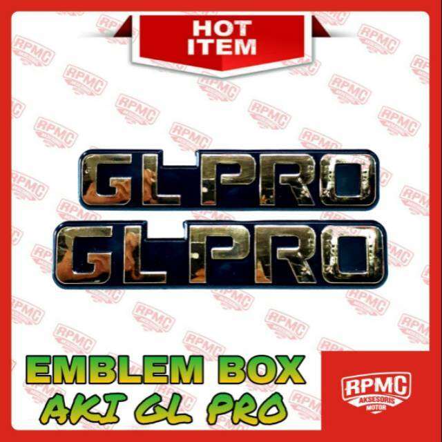 LOGO BOK AKI EMBLEM BOX AKI GL PRO LAMBANG GL PRO TEPONG KEMPOLAN TUTUP ...