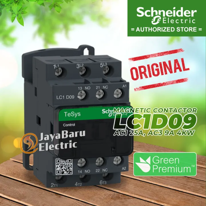 Kontaktor Contactor Schneider LC1D09 24V 42V 48V 110V 220V 380V LC1D09B7 LC1D09D7 LC1D09E7 ...