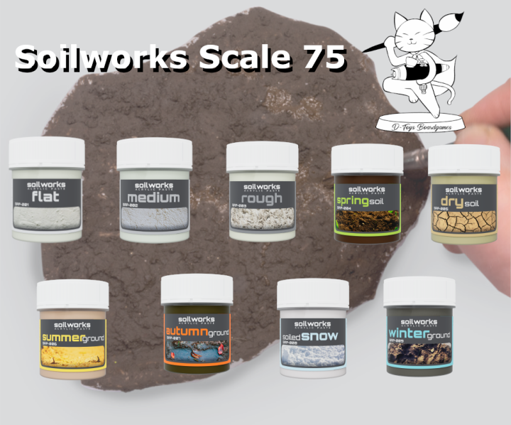 Scale 75 Soilwork ชุดดินจำลองใช้สำหรับทำฉากโมเดล | Lazada.co.th