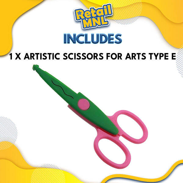 Retailmnl Colorful Laser Scissors For Kids Arts | Lazada PH