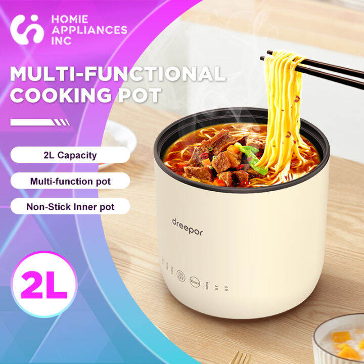 Dreepor Mini Rice Cooker Touchscreen Multi Function Cooker Non Stick ...
