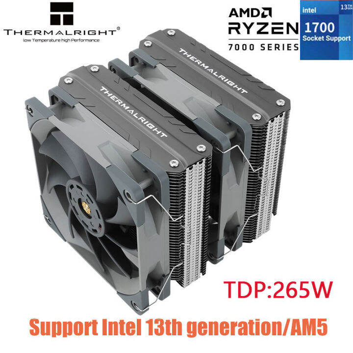 FT120 Thermalright 6 AGHP ท่อความร้อนพัดลมระบายความร้อน CPU TDP265w สอง ...