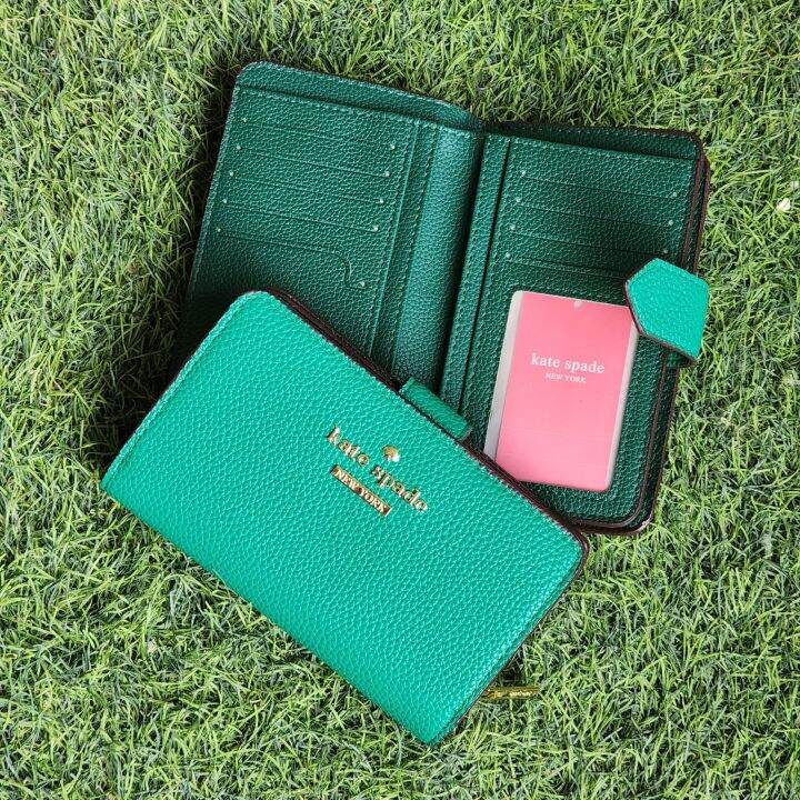 Original Kate Spade New York Medium Cameron Steet Wallet - Green ...