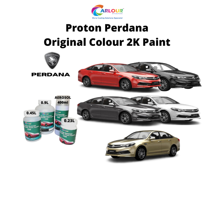 Proton Perdana New Original Color 2K Paint Basecoat Solid Metallic ...