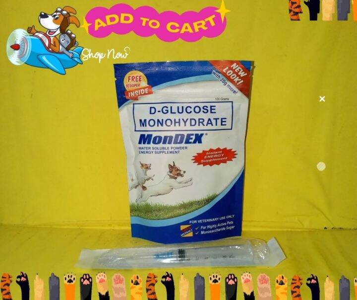 Mondex D Glucose powder 100g with 1 FREE 3ml SYRINGE | Lazada PH