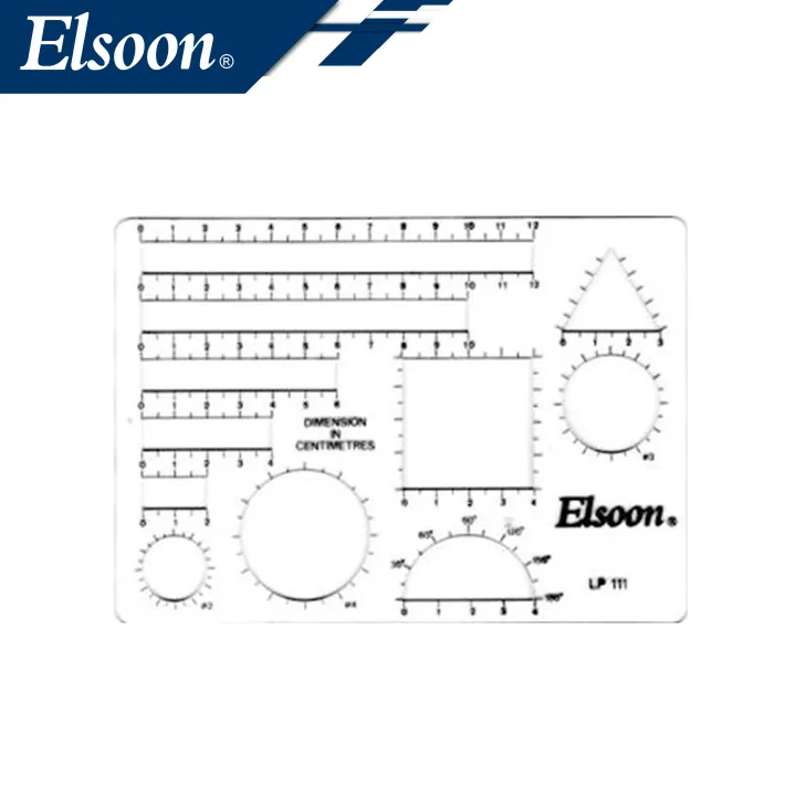 Elsoon LP111 Draw Ruler | Lazada PH