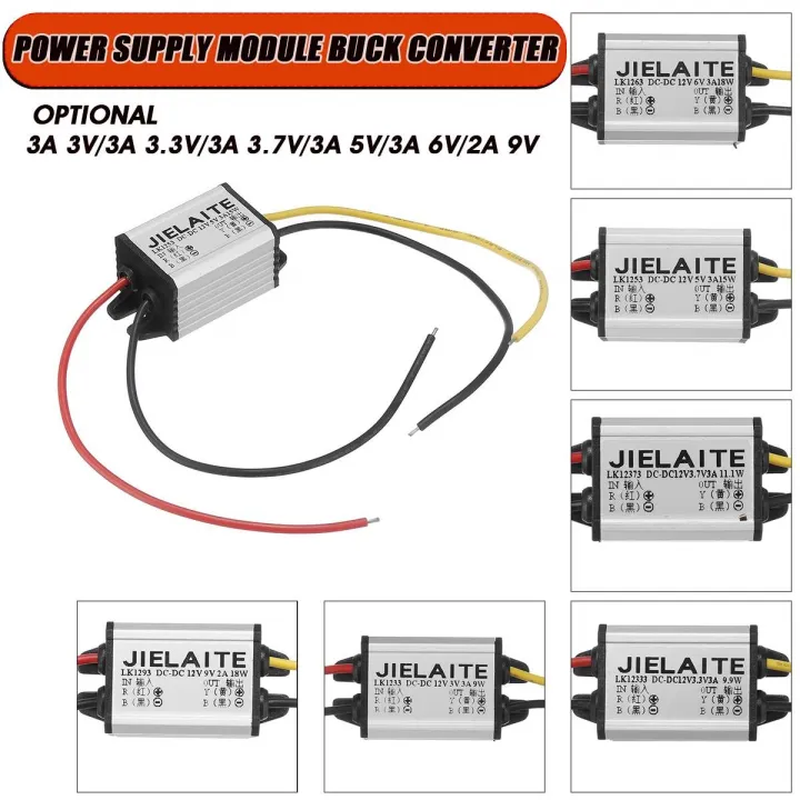 12V to 3A 3V 3.3V 3.7V 5V 6V 2A 9V DC DC Step Down Module Voltage ...