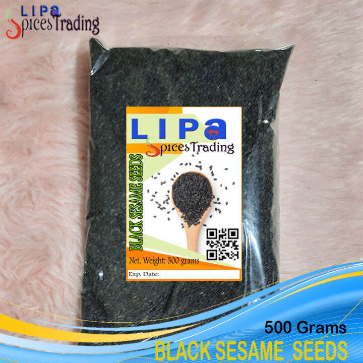 Lipa Spices Trading Black Sesame Seeds 500Grams | Lazada PH