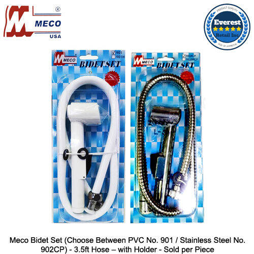 Meco Bidet Set (Choose Between PVC No. 901 / Stainless Steel No. 902CP ...