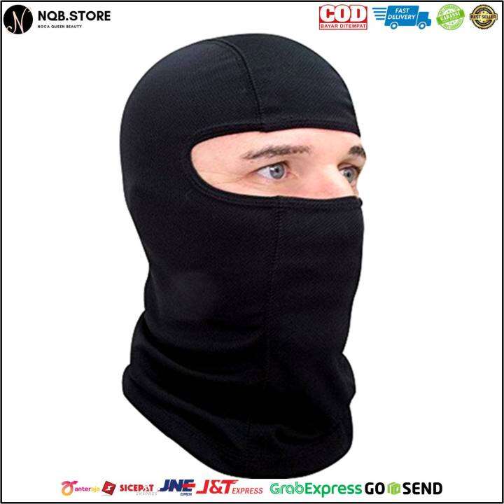Masker Buff Ninja Full Face Mask Balaclava Spandex Motor Helm Pengaman ...