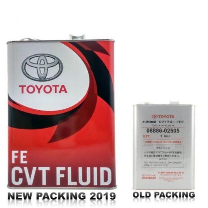 ORIGINAL TOYOTA GENUINE ATF FE AUTOMATIC TRANSMISSION FLUID 4 LITRES ...