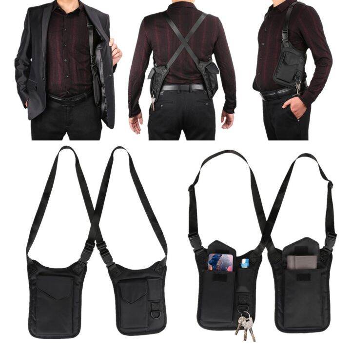 New Anti-Thief Hidden Underarm Shoulder Bag Nylon Holsters Concealed ...