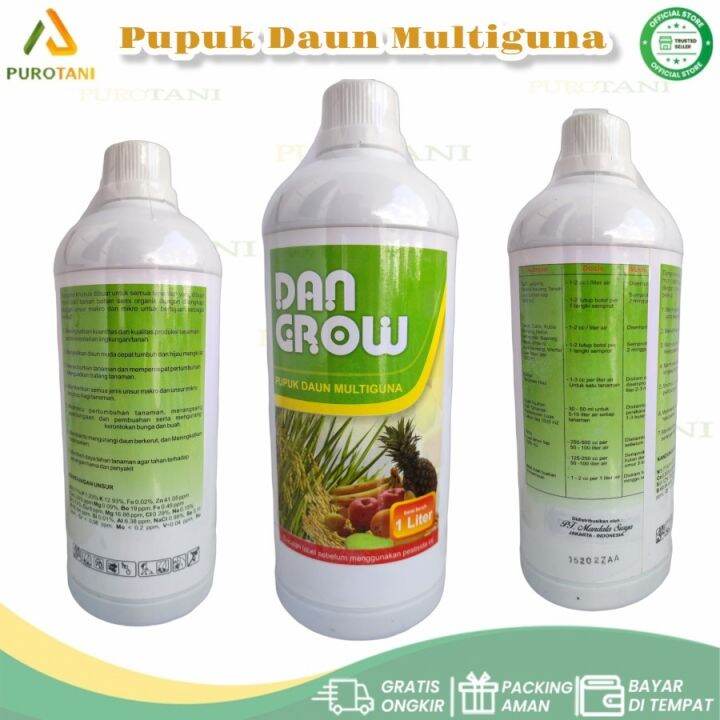 Dangrow 1L Dan Grow Pupuk Cair Daun Multiguna 1Liter | Lazada Indonesia
